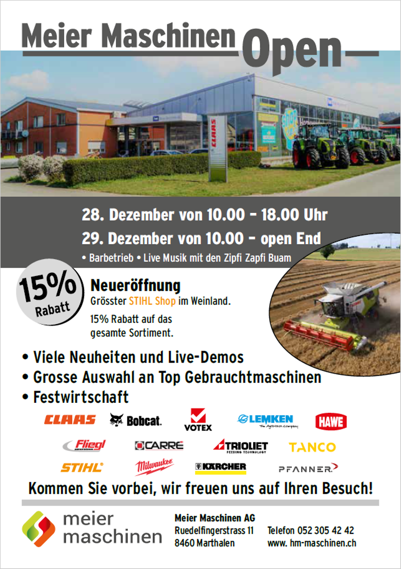 Meier Maschinen AG | Veranstaltungen - Aktuell